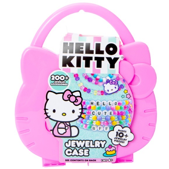 Hello Kitty | Accessories | Hello Kitty Jewelry Making Case With 20 ...